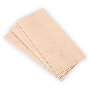 3Pcs Guitar Head Veneers, Maple Guitar Headplate for Guitar Luthiers Replacement Tool Maple Wood Veneer Maple Veneer Maple Veneer Maple Veneer