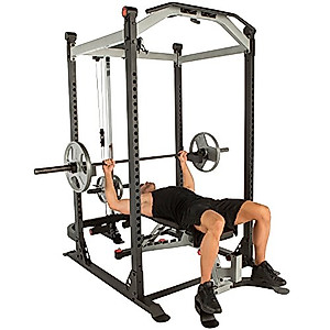 Fitness Reality X-Class Light Commercial Squat Rack Power Cage with Adjustable Dip Bars| Optional Lat Pulldown |
