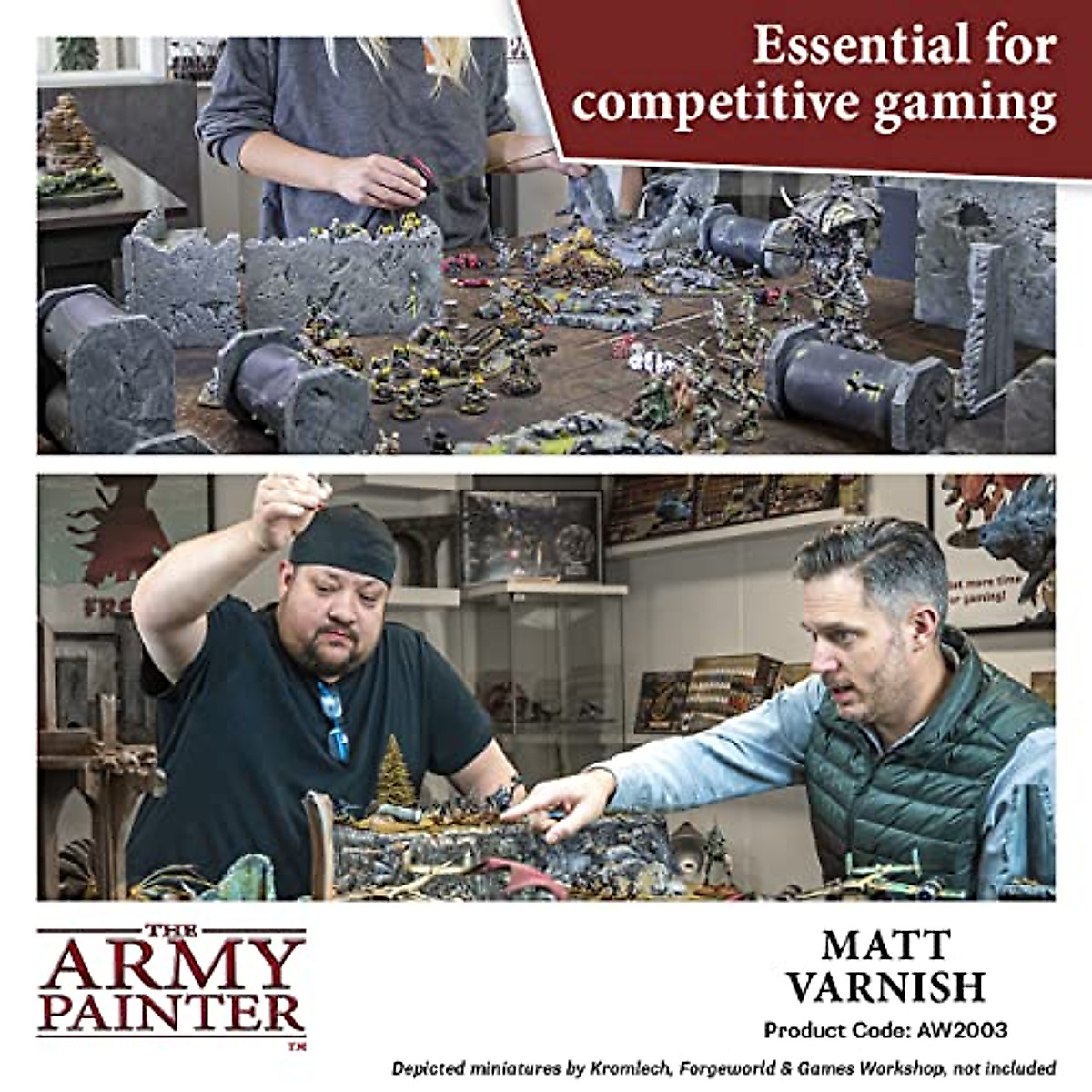 The Army Painter Warpaints Air Airbrush Matt Varnish 18ml Acrylic Paint for Airbrush, Wargaming and Modelling