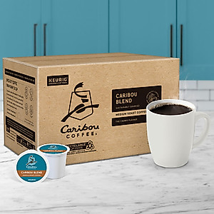 Caribou Coffee Caribou Blend, Single-Serve Keurig K-Cup Pods, Medium Roast Coffee, 24 Count (Pack of 4)