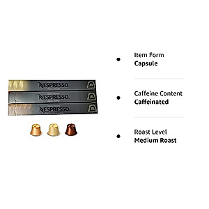 Coffees Cpsules for Nespresso OriginalLine - Barista Creations Cocoa Truffle, Caramel Creme Brulee, Vanilla Eclair (30 count, Pack of 3) European Version