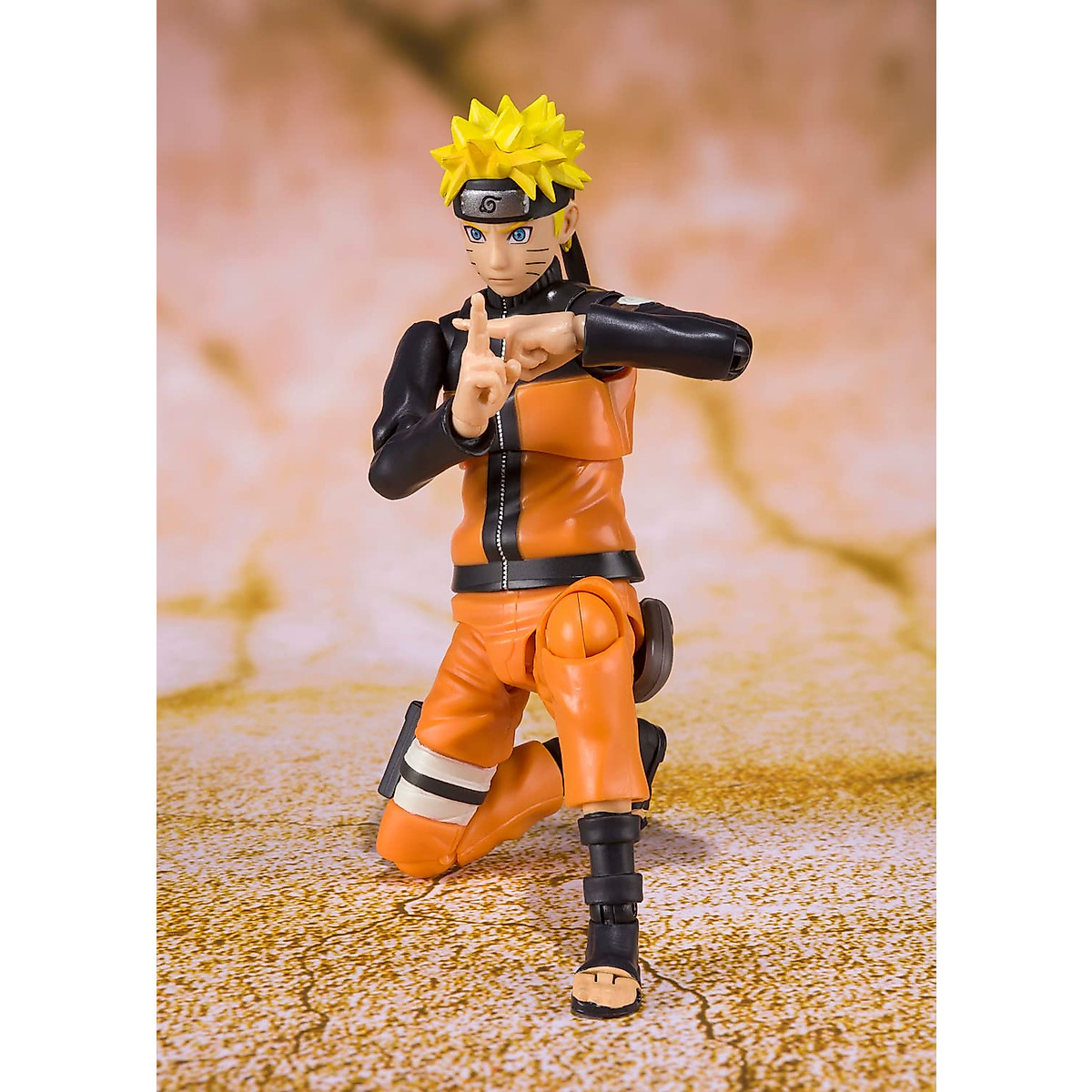 TAMASHII NATIONS - Naruto Shippuden - Naruto Uzumaki [Best Selection] (New Package Ver.), Bandai Spirits S.H.Figuarts Action Figure