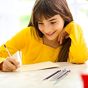 30 Pieces Scented Pencils Welcome Back to School Pencils Graphite Pencil Cylinder Wood Pencils with Fruit Elements School Stationery Party Reward Supplies for Students, 7.5 Inch (Multiple Style)