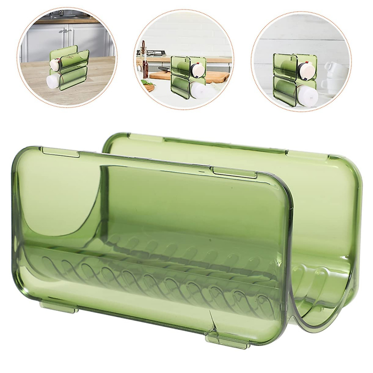 LIGHTAOTAO Plastic Cup Holder superimposed Drink Bottle Rack Household Insulation - Bottle Storage Stand Desktop Cup Stackable Bottle Holders Shelf Drink Bottle Organizer