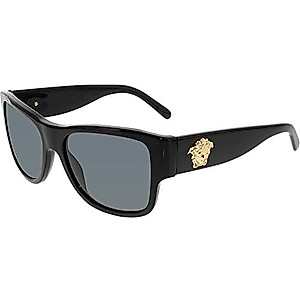 Versace Men's VE4275 Sunglasses, Black, 58/18/140