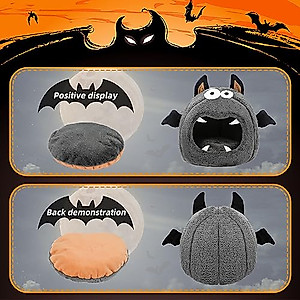 YUEPET Guinea Pig Bed Small Animal Hideout, Warm Cozy Halloween Monster Guinea Pig Hides for Guinea Pig Dwarf Rabbit Ferret Hamster Chinchilla Hedgehog