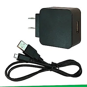 Compatible works for Sony A6000 AC Adapter/Wall Charger + USB Cable/Cord 3 Feet, Fast Charging and Data Transfer for Sony Alpha a6000 mirrorless Digital Camera (Travel Accessories Bundle Kit)