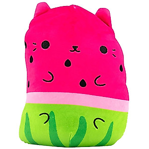 Cats vs Pickles - Jumbo - Water-Meow-Lon - 8.6" Super Soft and Squishy Stuffed Bean-Filled Plushies - Great Toys for Kids Age 5-7. Collect These as Desk Pets, Fidget Toys, or Sensory Toys., Misc