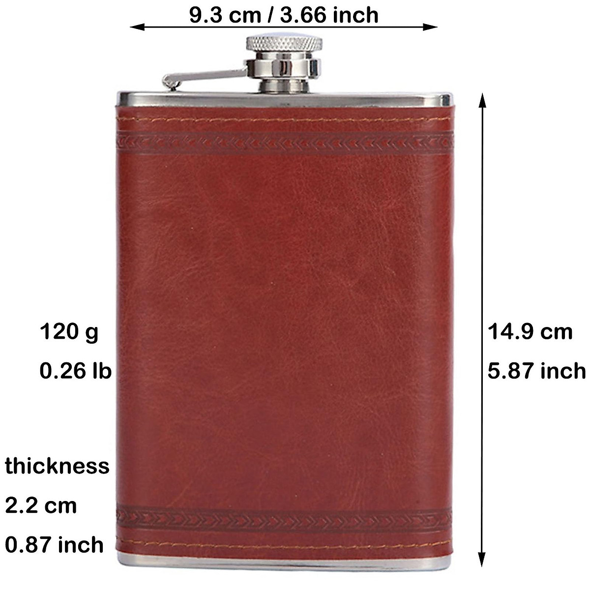 Hip Flask for Alcohol Whiskey Liquor Flask 9 oz with Funnel Personalized Wine Drinking Flasks