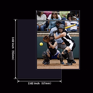 1000ct Soft Trading Card Sleeves - Clear Penny Sleeves, Toploaders for Trading Cards, Card Protector Sleeves for Standard Cards, Baseball Cards, Sports Cards, Game Cards, MTG, Football Cards