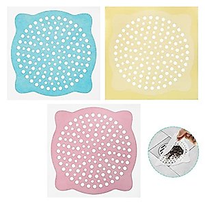 Shower Drain Hair Catcher,Disposable Mesh Stickers for Bathroom,Bathtub,Sink Strainer Captures Hair to Prevent Clogging, Drain Covers Full Coverage 30 Pieces