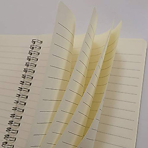 YUREE Spiral Notebook/Spiral Journal, Hardcover Spiral Lined Notebook, 140 Pages (70 Sheets) with Wide Ruled, A5, 8.4" x 5.9"