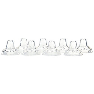 8 Nuk Clear Silicone Replacement Spouts
