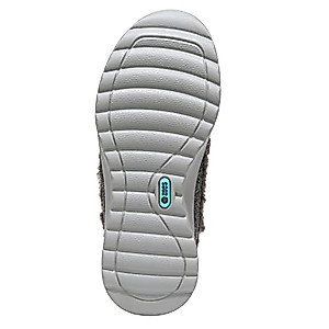 BZees Womens Glide Slip-On Ankle Boot Grey 5.5 M