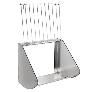 tonchean Hay Feeder Wall Mount for Horses, Metal Goat Hay Feeder Heavy Duty Wall Hay Rack Less Wasted Grass Holder for Cattle Sheep Livestock