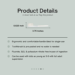 N-STA-Smile Pre-Pasted Mini Disposable Toothbrush (50)