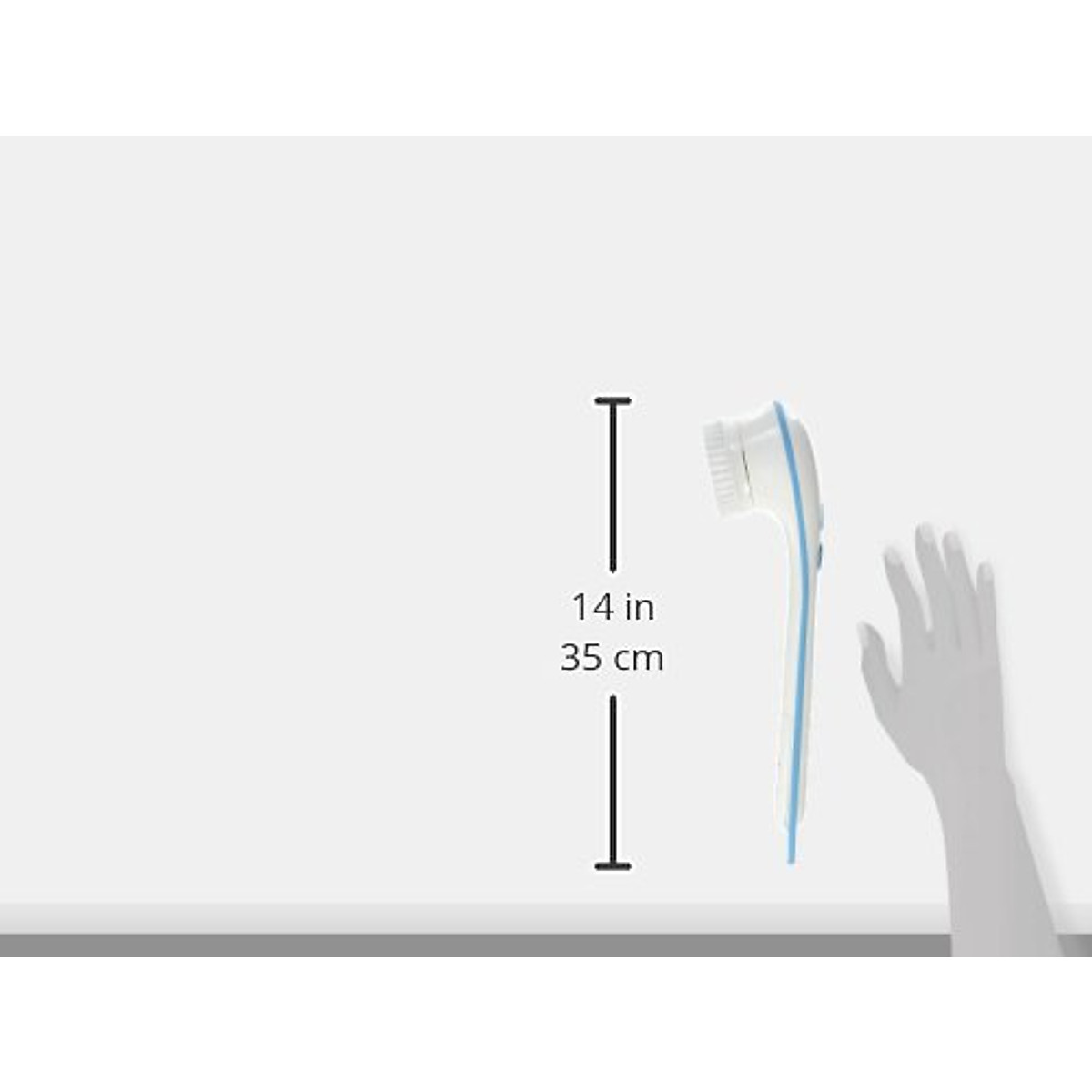 Spin Spa Body Brush with 5 Attachments, White, 1 Count