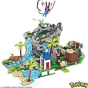 MEGA Pokemon Action Figure Building Toys for Kids, Jungle Voyage with 1362 Pieces, 4 Poseable Characters, Age 7+ Years Old Gift Idea (Amazon Exclusive)