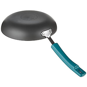 Rachael Ray Classic Brights Hard Anodized Nonstick Cookware Pots and Pans Set, 15 Piece - Agave Blue