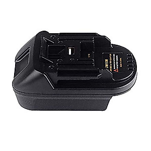 DM18M Battery Adapter for Milwaukee to Makita Battery, for Milwaukee 18V for Dewalt 20V Battery Convert to for Makita 18V Battery