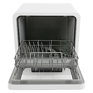 FIPINIXK 3-in-1 Countertop Dishwasher, 590W Table Dish Washer 5 Washing Program Touch Control Mini Dishwasher for RVs, Small Apartments, Dorms Cleaning Tablewares Bottle Bowl 16×17×17Inch