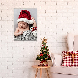 YK artwood Custom Canvas Upload Images- Custom Canvas Prints with Your Photos 8x10 inch -Personalized Canvas Pictures for Kid Lover Pet Family -Portrait Photo Prints - Made In USA-Fast Delivery
