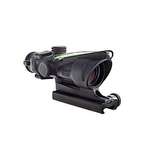 Trijicon 4x32 ACOG Riflescope with Green Dual Illuminated Chevron Reticle and TA51 Mount