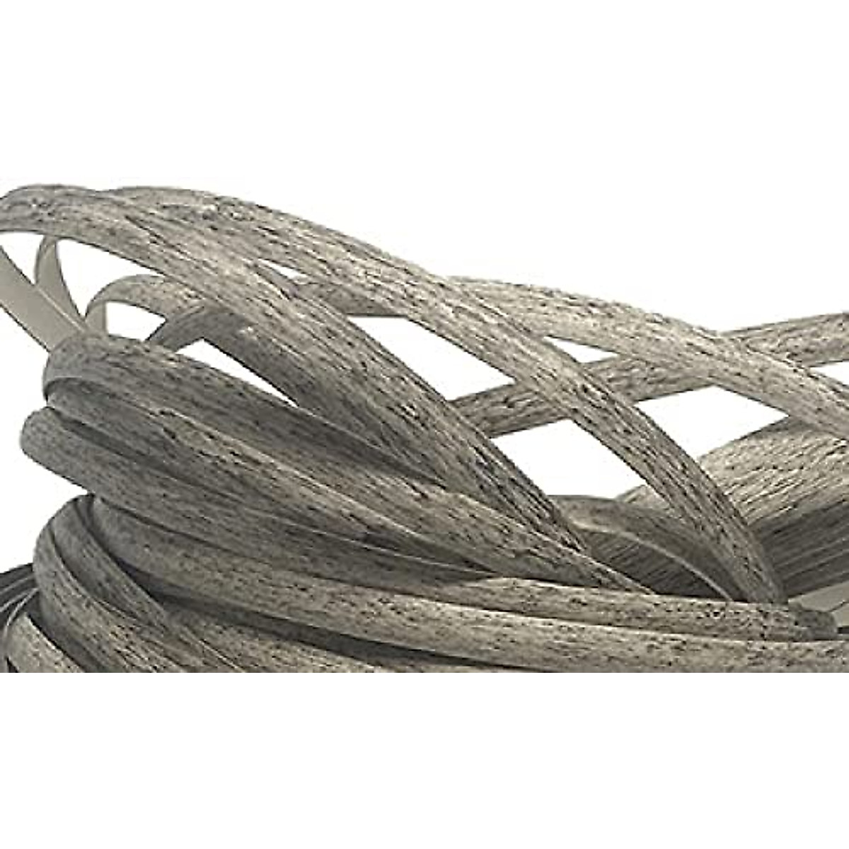 ZHENGYUN Grey Wicker Desk Chair Repair Material Kit (Wicker + Knitting Tools), Outdoor Patio Furniture Rattan, Wicker Repair Material - Approximately 70m (230ft) Long (Grey + Tools)