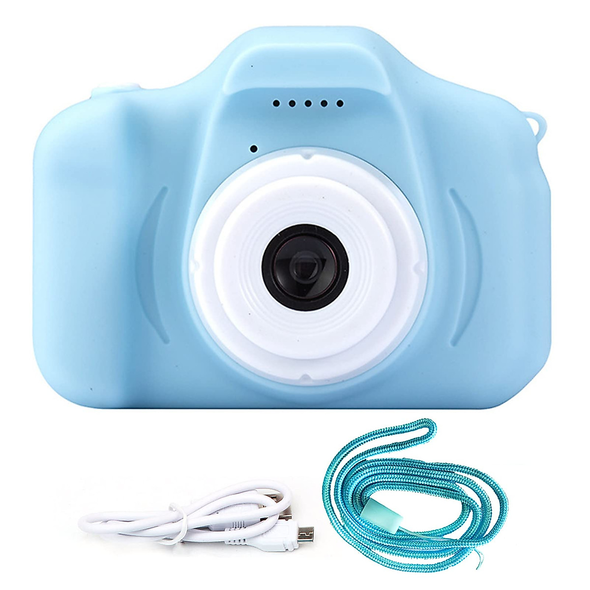 Children Digital Camera, Gift Fall Resistant Children Mini Camera 32GB Maximum Memory Card for 3‑12 Yrs for Travel