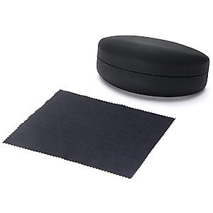 ALTEC VISION Sunglasses Case - Fits Extra Large Frames - Black