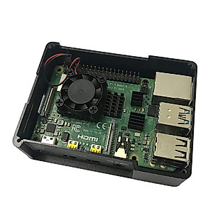 Metal Aluminium Case Chassis Box with Cooling Fan for Raspberry Pi 4 Model B