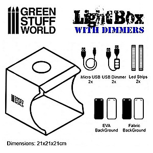 Green Stuff World for Models and Miniatures Light Box Studio 1684