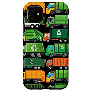 iPhone 11 Garbage Truck Recycling Day Trash Waste Separation Birthday Case