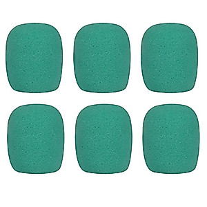 UOOOM 6 pcs Colorful Handheld Microphone Foam Cover Mic Windscreen (Green)