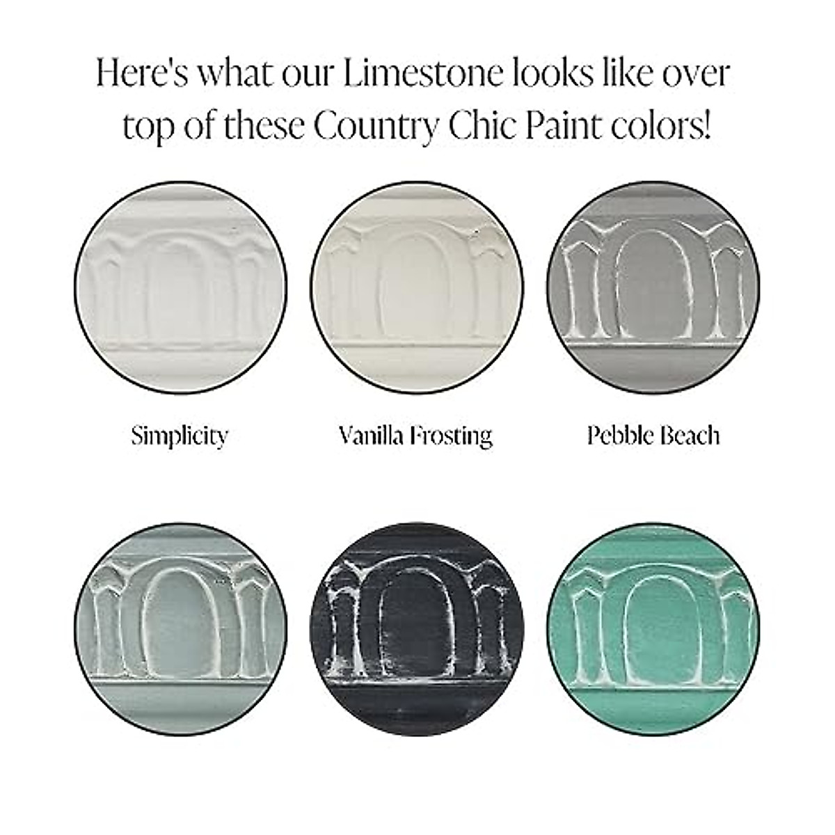 Furniture Glaze - Antique Patina Special Effects Glaze for Chalk Style Furniture Paint, Eco-Friendly Wood Stain, 6 Color Choices - Limestone [White] - Pint (16 oz)