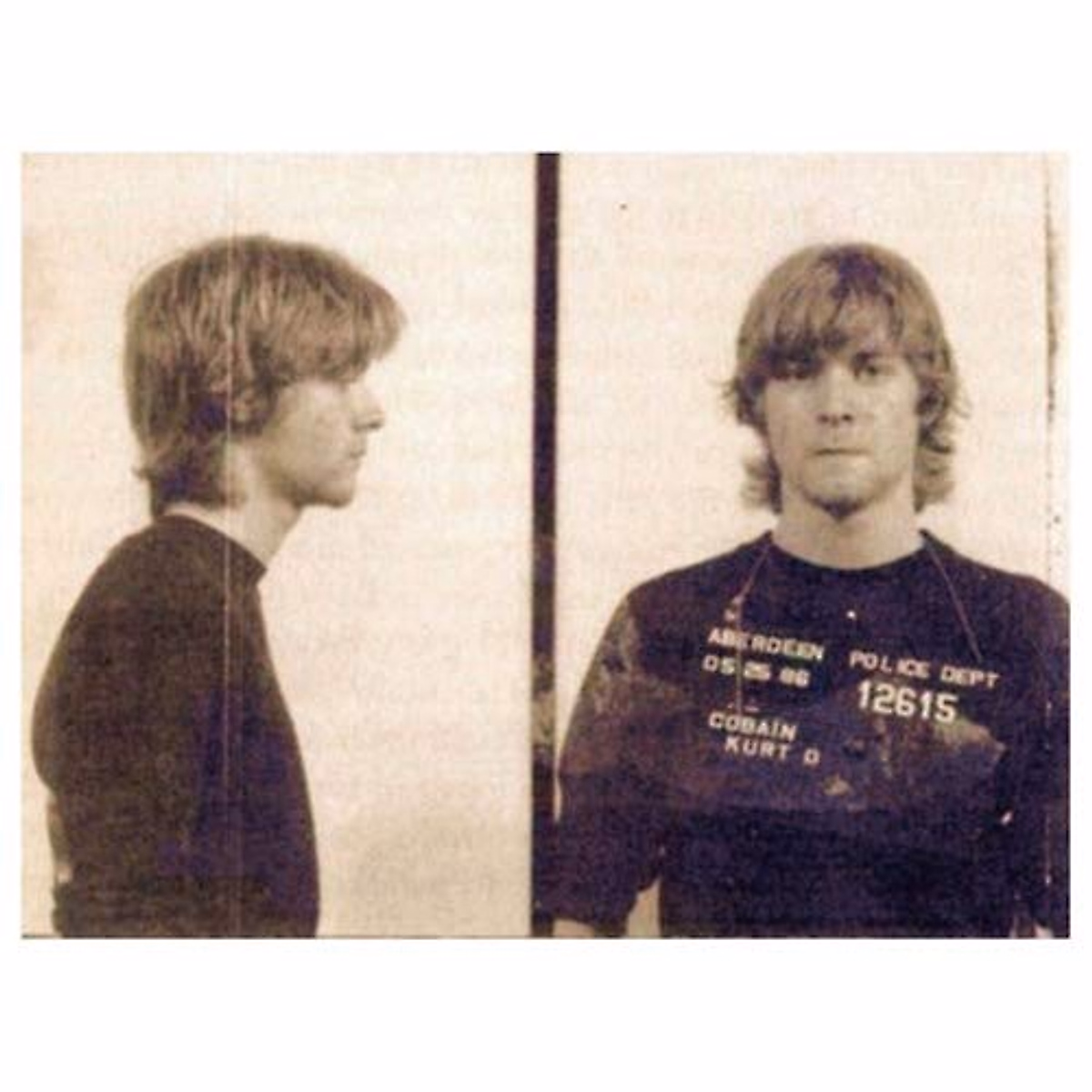 ConversationPrints KURT COBAIN MUGSHOT GLOSSY POSTER PICTURE PHOTO PRINT nirvana curt arrest
