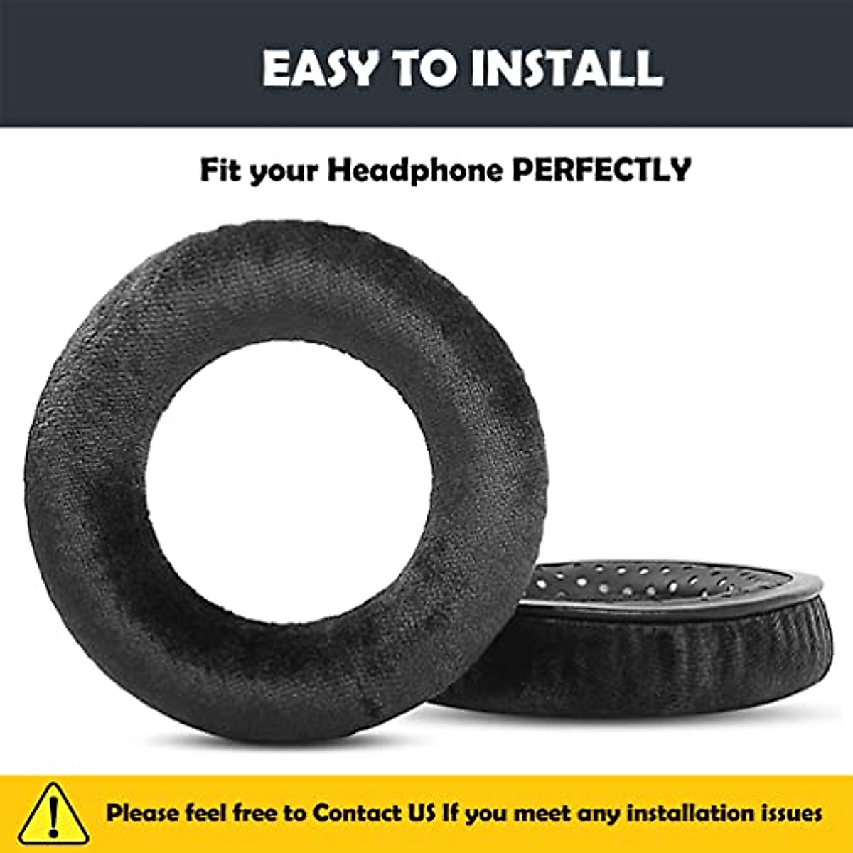 HTINDUSTRY Comfortable Headphone Earpads Cushions Replacement Ear Pads Compatible with Beyerdynamic DT 990 Pro DT 770 Pro DT990 DT770 Pro Headphone Headset