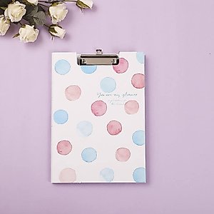 Clipboard Stationery Supplies Clipboard with Storage Cute A4 Clip Board Exam Pad Writing Pad Clipboard Office Supplies (Color : Yellow)