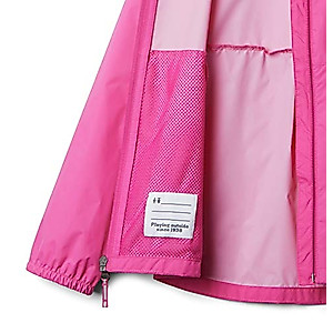 Columbia Girls' Toddler Switchback II Jacket, Pink Ice, 2T