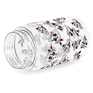 Simple Modern Disney Kids Water Bottle Plastic BPA-Free Tritan Cup with Leak Proof Straw Lid | Reusable and Durable for Toddlers, Girls | Summit Collection | 12oz, Minnie Mouse Retro