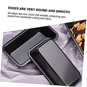 UPKOCH 6 Pcs bread toast box toast baking tray loaf baking tray baking toast non- stick bread cake puck mold nonstick bread tin cake stencil baking bread carbon steel Cheese non stick