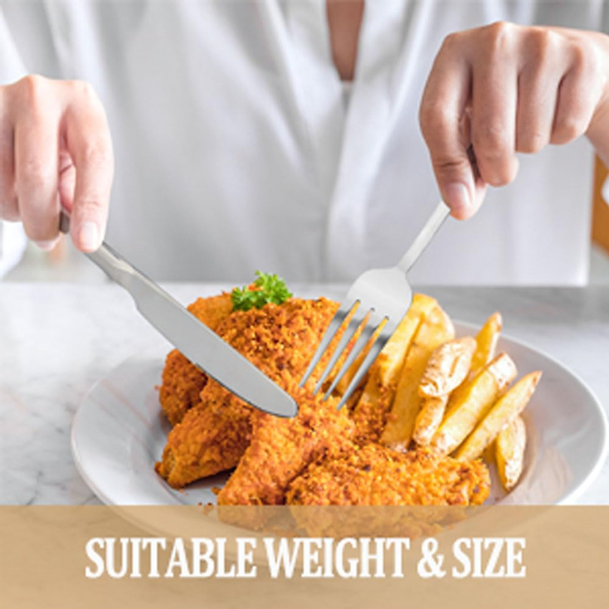 30 Piece Silverware Set Service for 6,Premium Stainless Steel Flatware Set, Mirror Polished Cutlery Utensil Set, Durable Home Kitchen Eating Tableware Set, Include Fork Knife Spoon Set (Black)