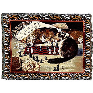 Pure Country Weavers Your Move Blanket by Linda Budge - Cute Funny Gift Tapestry Throw Woven from Cotton - Made in The USA (72x54)