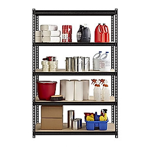 Hirsh 2,300 lb Capacity Iron Horse Shelving - 5 Compartment(s) - 72" Height x 48" Width x 24" Depth