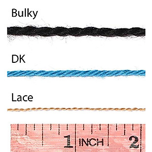 100% Baby Alpaca Yarn Wool Set of 3 Skeins DK Weight - Made in Peru - Heavenly Soft and Perfect for Knitting and Crocheting (Charcoal Gray, DK)