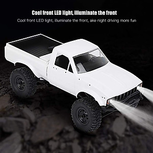 VGEBY RC Crawler Car, 2.4G 1/16 4WD Off-Road Truck Full Scale Four Wheel Remote Control Children RC Car Toy Model Car Complete Rc Rock Crawler 1 16 Rc Car