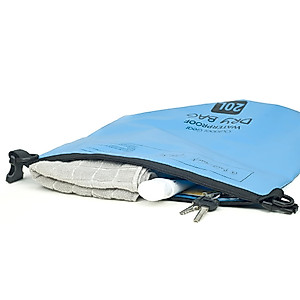 YUMQUA Waterproof Dry Bag Backpack 5L/10L/20L/30L/40L, Roll Top Floating Waterproof Storage Bags for Kayaking, Boating, Swimming, Hiking, Camping and Fishing