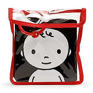 Smarty Baby Bundle - 5 Black, White and Red Infant Toys, Newborn Baby Gifts