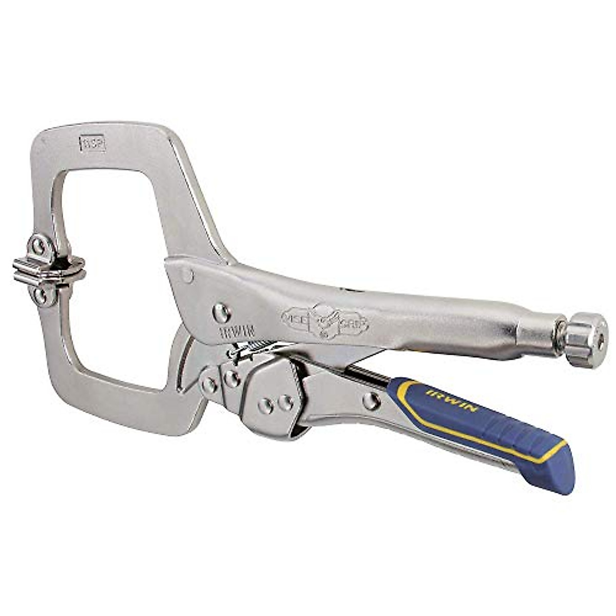 IRWIN VISE-GRIP Welding Pliers, Fast Release, C-Clamp with Swivel Pads, 11-Inch (IRHT82586)