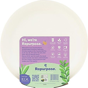 Repurpose, 9" Eco-Dinner Plates, 20 Count